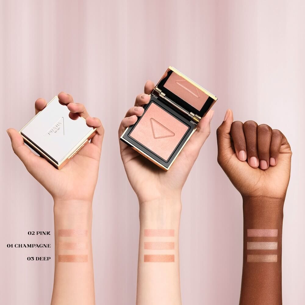 Prada Light Glowing Highlighter Powder | Prada Beauty